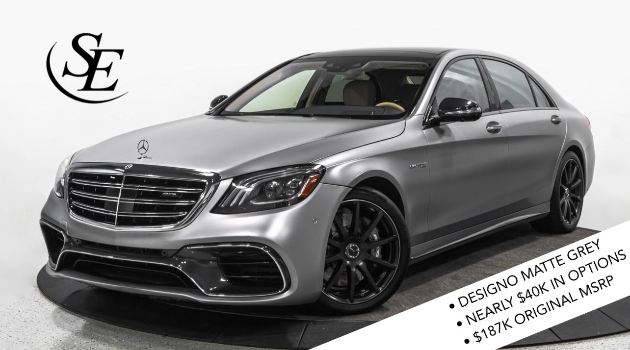 Used 2018 Mercedes-Benz S-Class AMG S 63 For Sale (Sold) | Southeast ...
