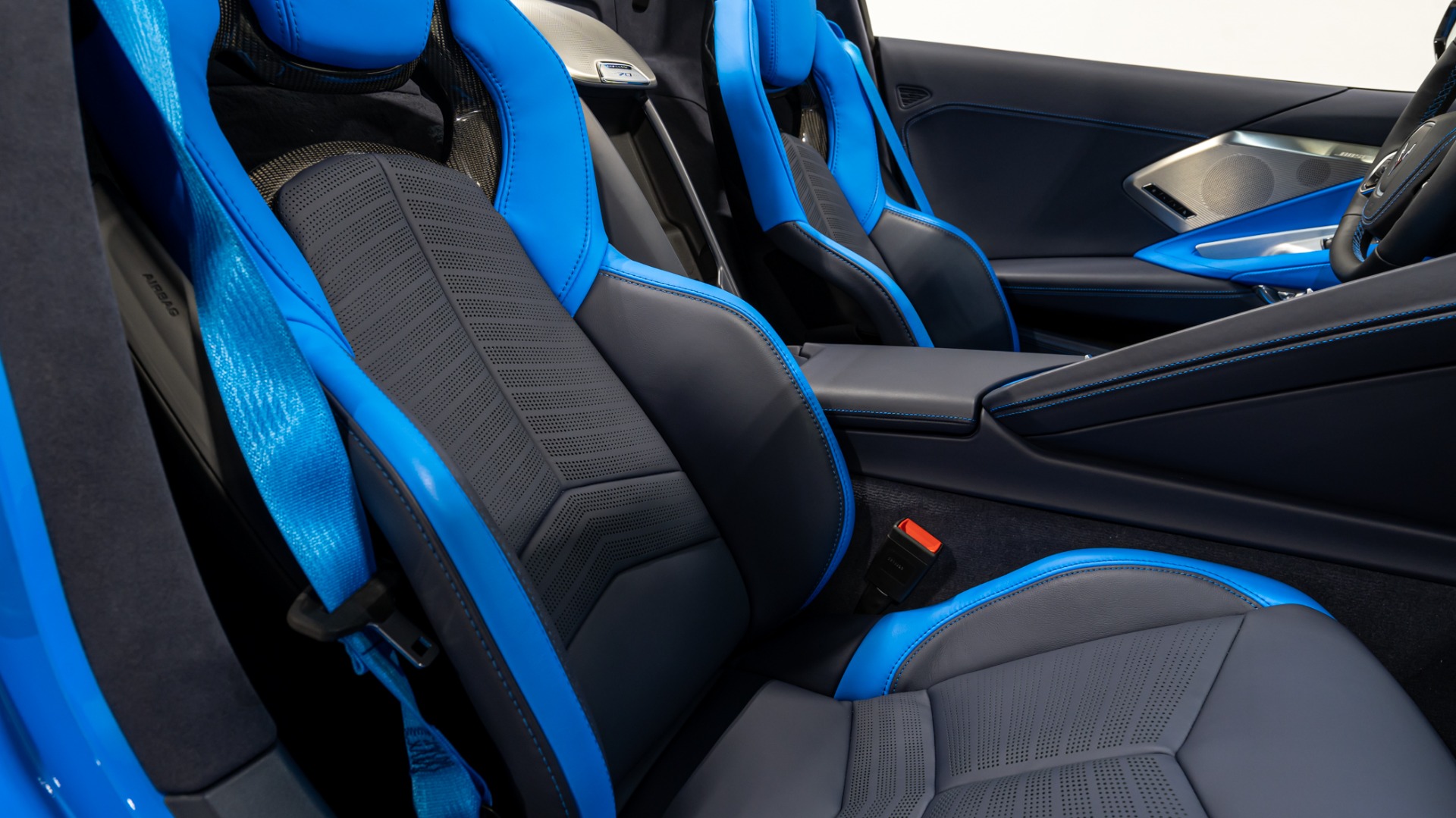 2022 Corvette Blue Interior