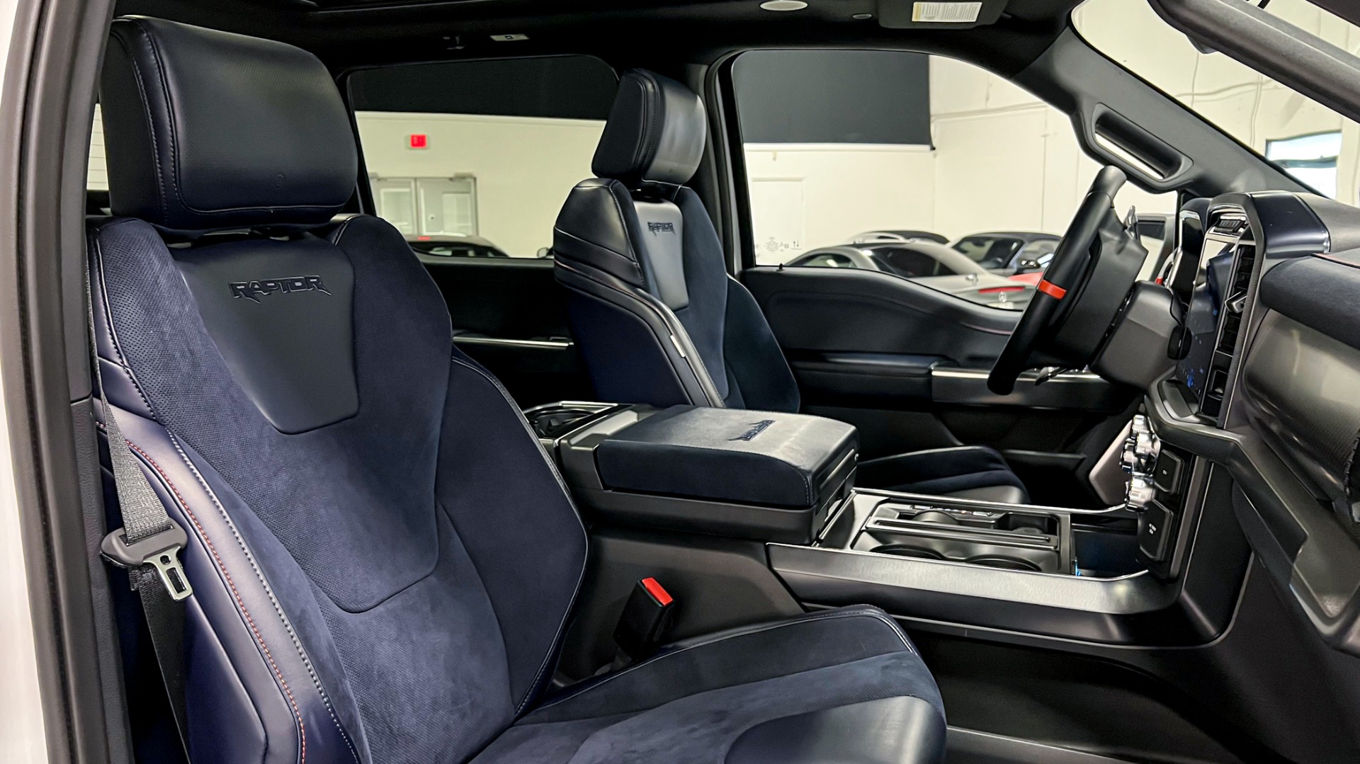 Ford Raptor Blue Interior