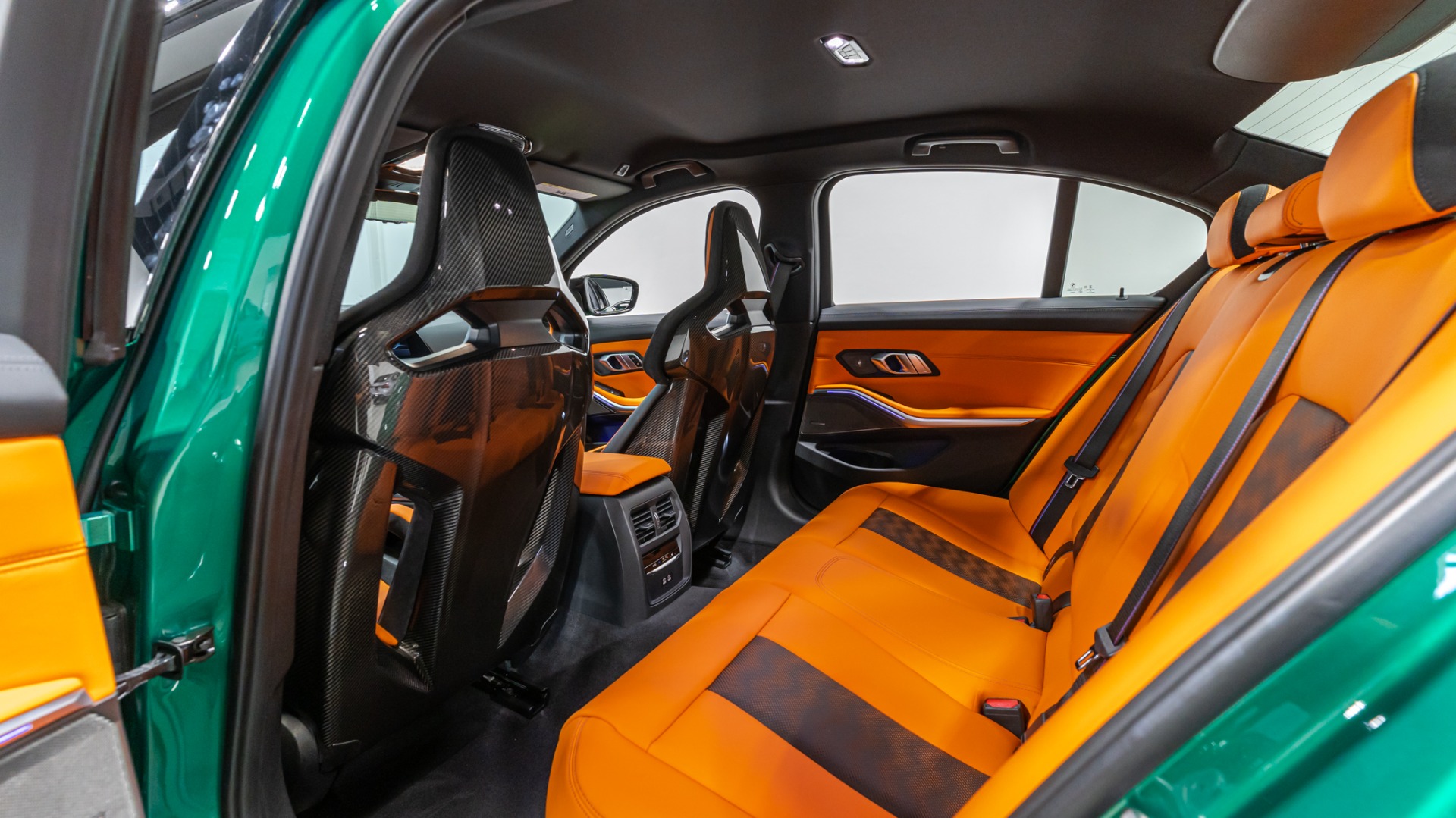 Bmw M3 2022 Interior Back Seat