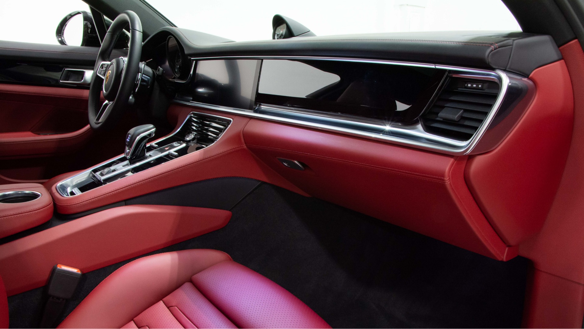 Porsche Panamera Interior Red